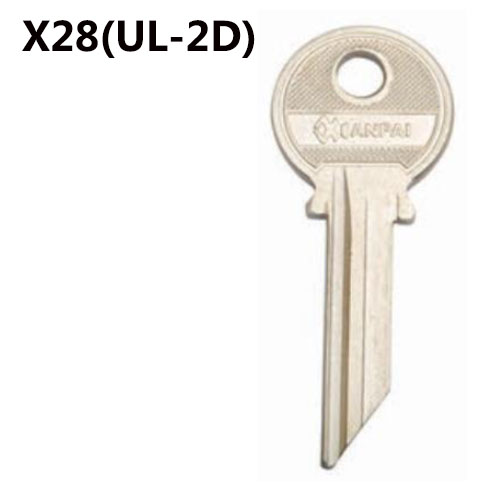 O-062 STEEL IRON X28(UL-2D) Blank keys Sanjin|Russia key blanks